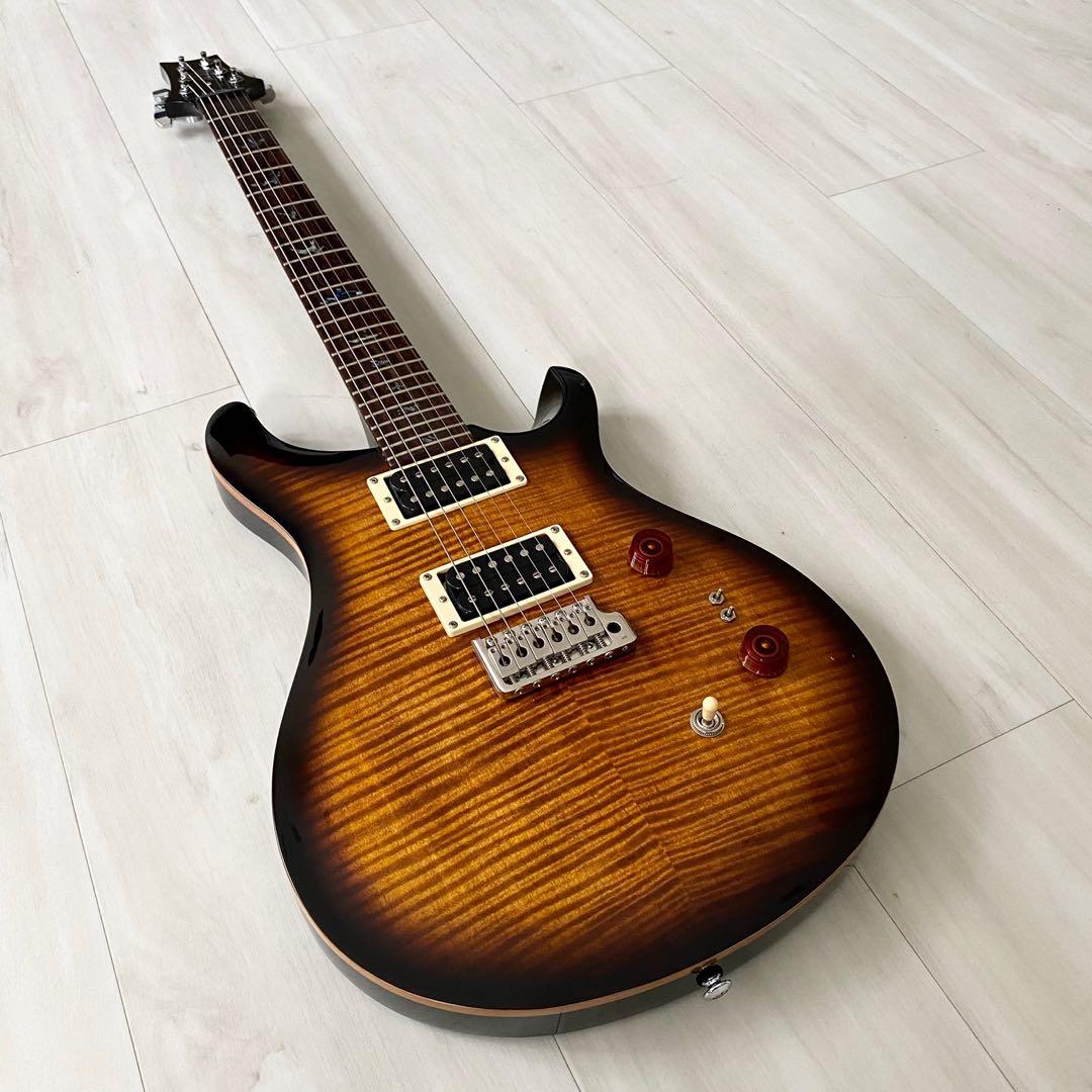 35th Anniversary PRS SE Custom 24 Black Gold Burst, Electric Guitar ...