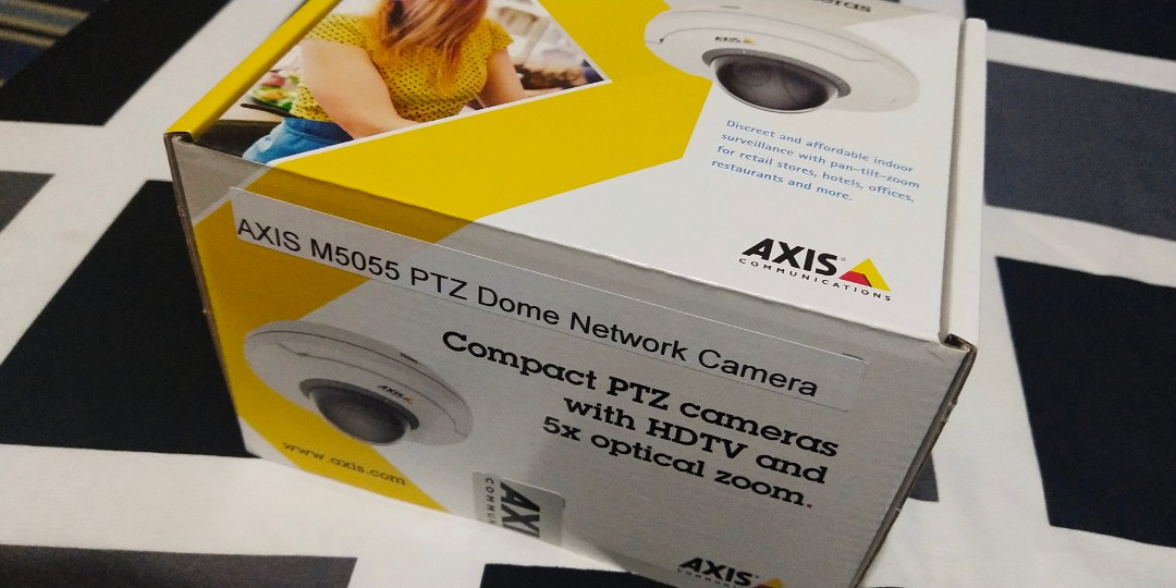 AXIS M5055 PTZ Dome network camera, Furniture & Home Living, Security ...