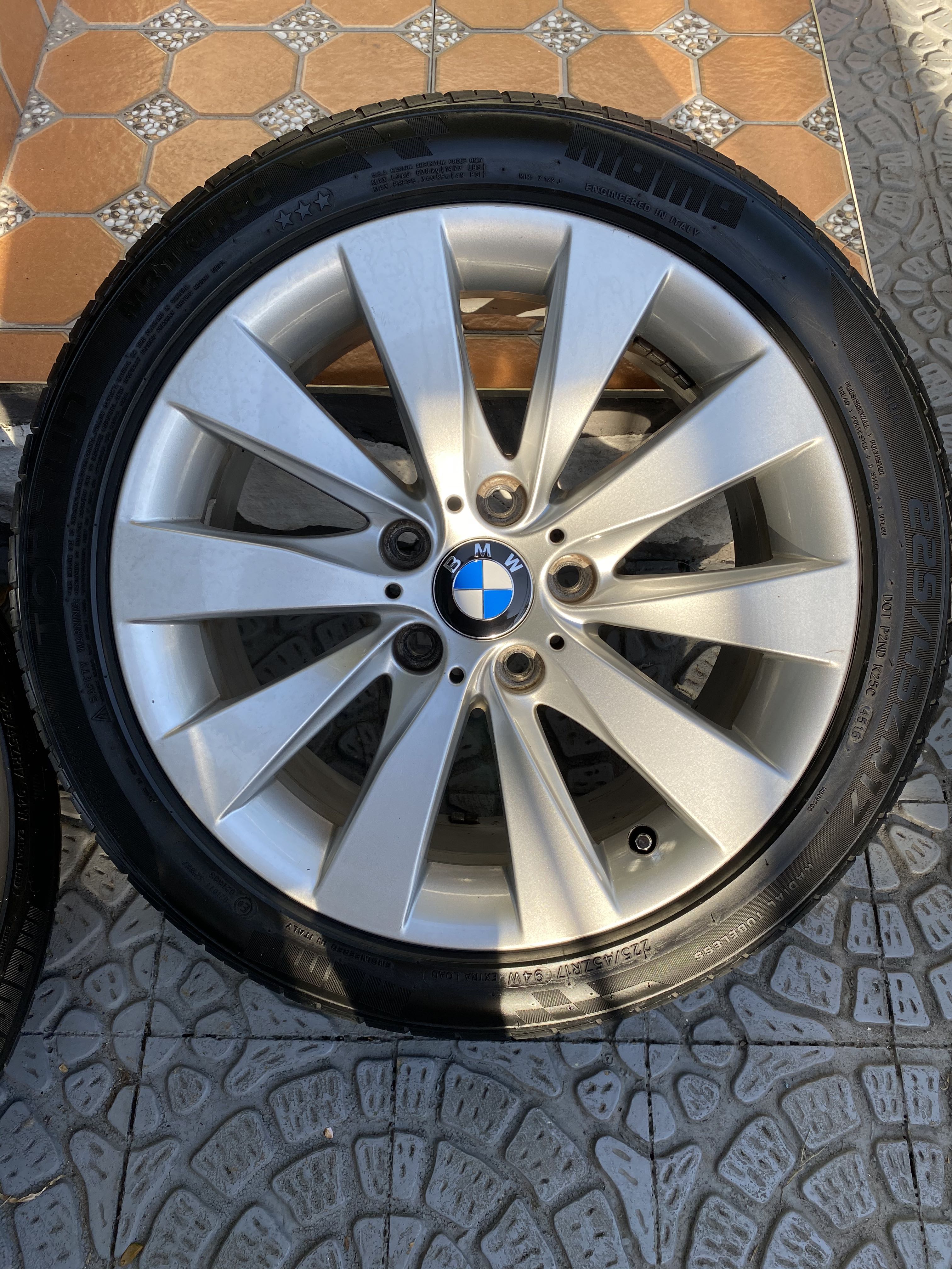 BMW Mags Rims Wheels Style 413 17 inch, Car Parts & Accessories, Mags ...