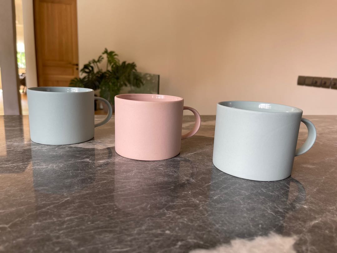 BRAND NEW JAPANESE STONEWARE MUGS CUPS FROM MOHEIM BY SHIGEICHIRO ...