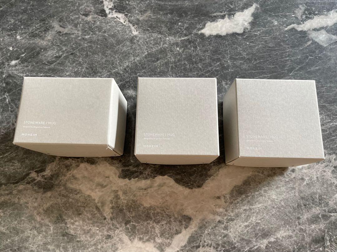 BRAND NEW JAPANESE STONEWARE MUGS CUPS FROM MOHEIM BY SHIGEICHIRO ...