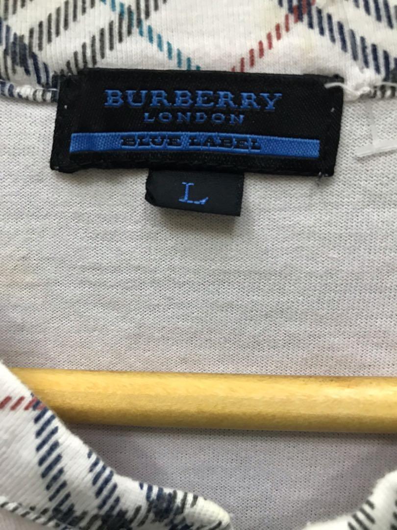 Burberry blue label tshirt, Men's Fashion, Tops & Sets, Tshirts & Polo ...