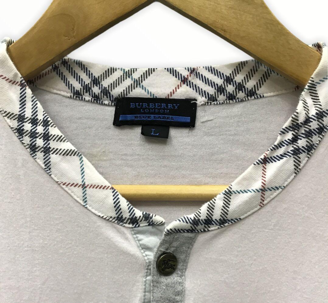Burberry blue label tshirt, Men's Fashion, Tops & Sets, Tshirts & Polo ...