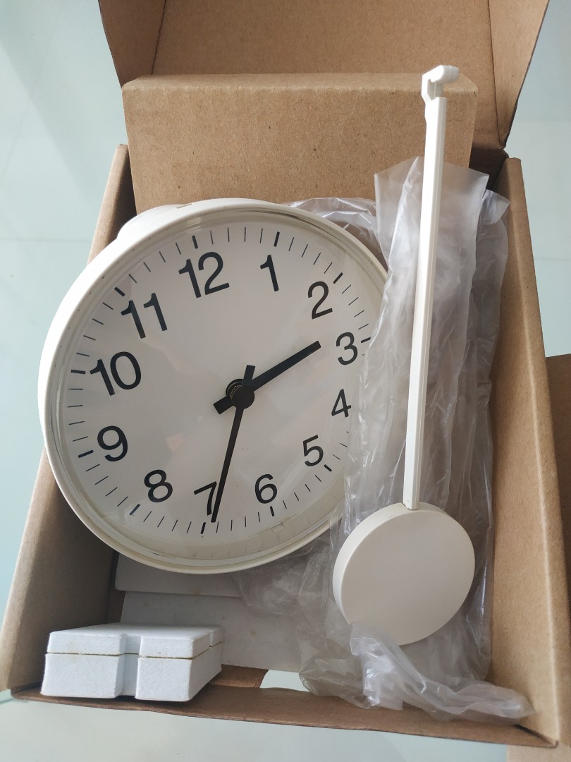 MUJI Pendulum Wall Clock (Limited Edition), Furniture & Home Living ...