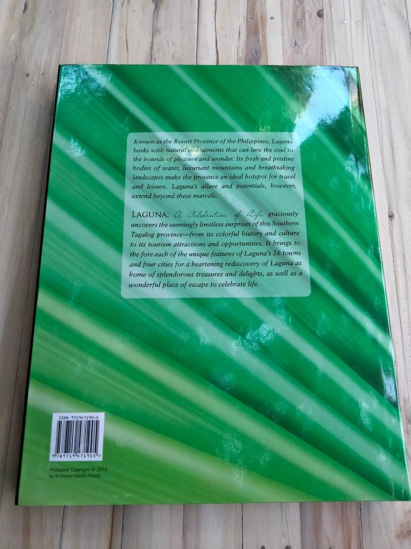 Coffeetable Book About Laguna Laguna Book Filipiniana Philippines ...