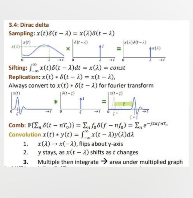 EE 2023/ EE2023 SIGNALS AND SYSTEMS cheat sheet/ help sheet, Computers ...