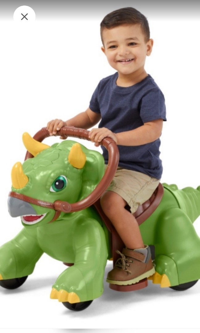 Electric animal dinosaur ride Rideamals, Babies & Kids, Infant Playtime ...