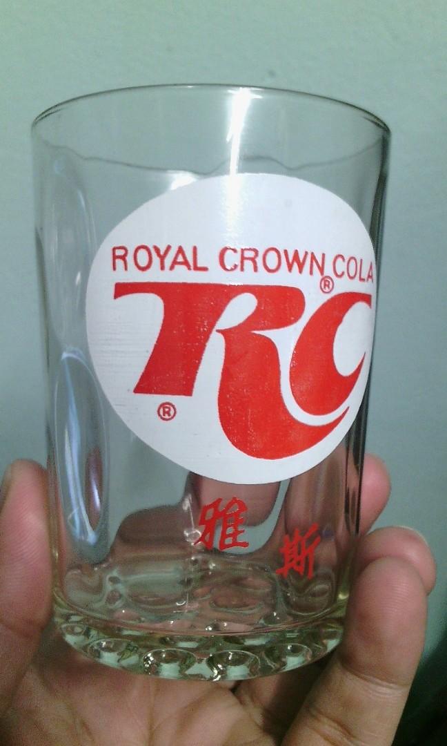 Gelas Glass RC Cola Thumbprint cawan, Furniture & Home Living, Home ...