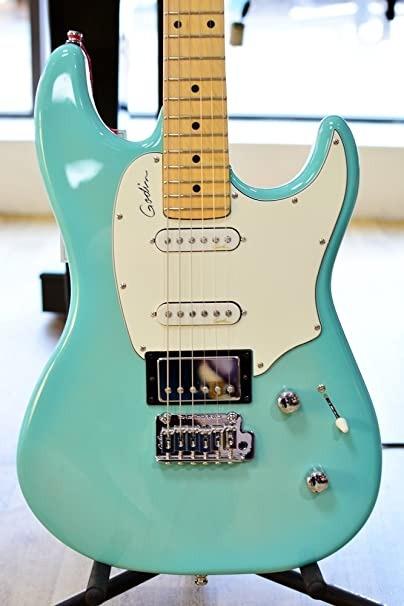 Godin- Session Coral Blue HG RN Electric guitar w/bag (Session-CBRN ...