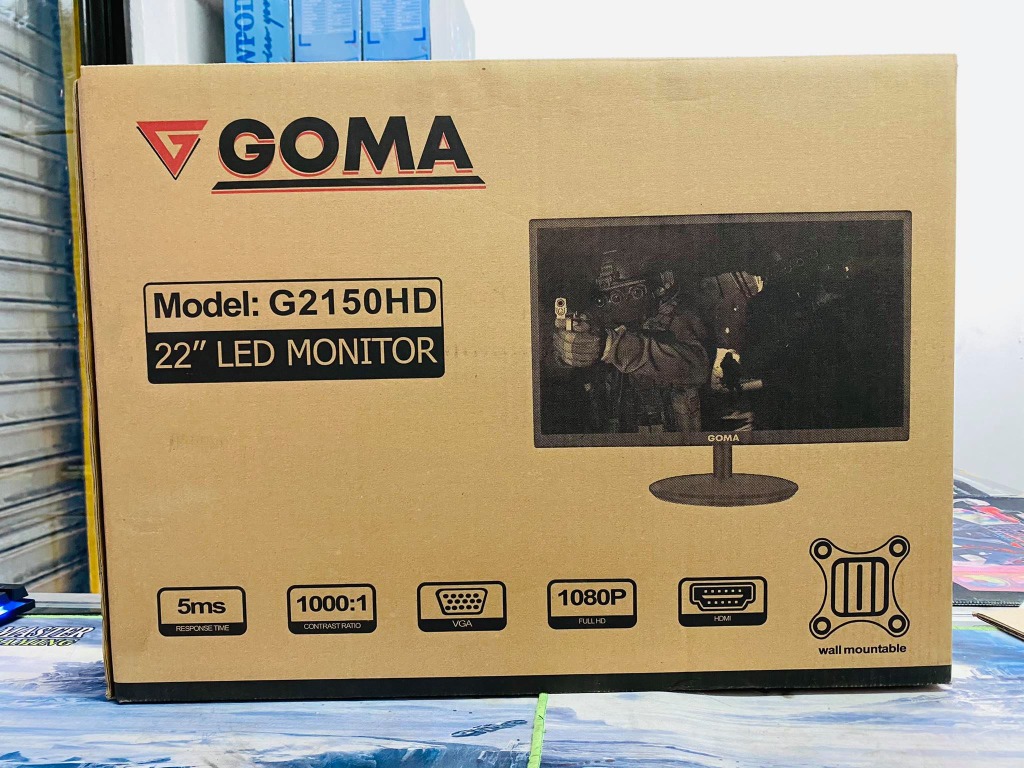 Goma Monitor 22inch, Computers & Tech, Parts & Accessories, Monitor ...