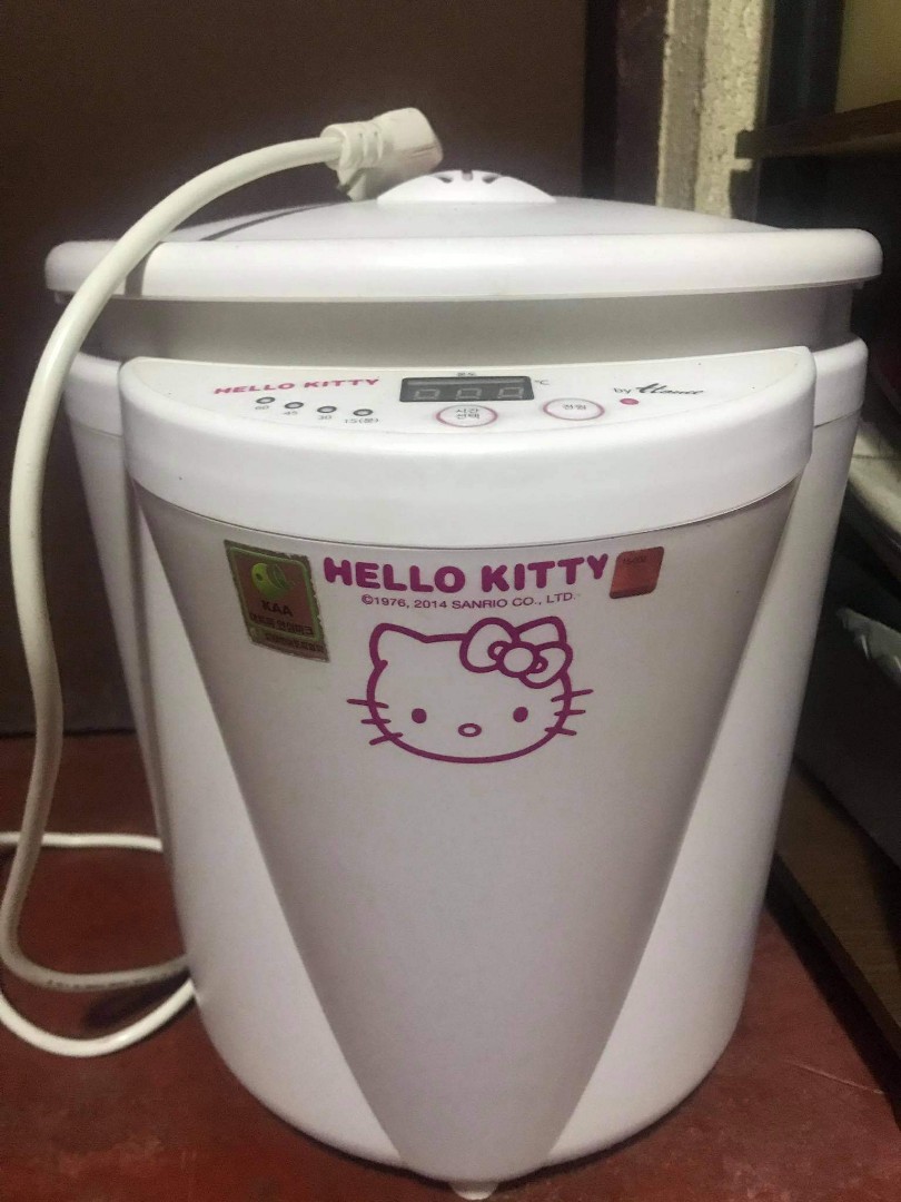 Hello kitty boiling washing machine, TV & Home Appliances, Washing ...