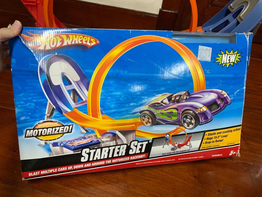 Hot Wheels Starter Set Stunt Track with Car included, Hobbies & Toys ...