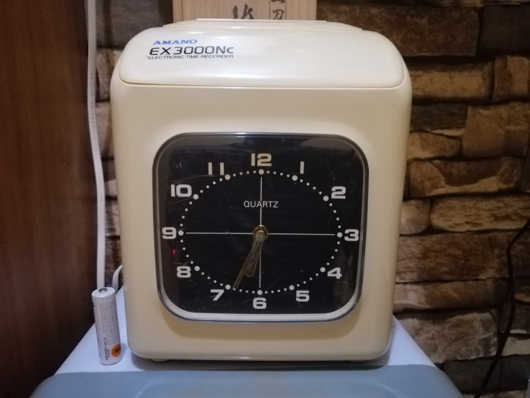 VINTAGE AMANO EX3000Nc Electronic Time Recorder BUNDY CLOCK, Audio ...