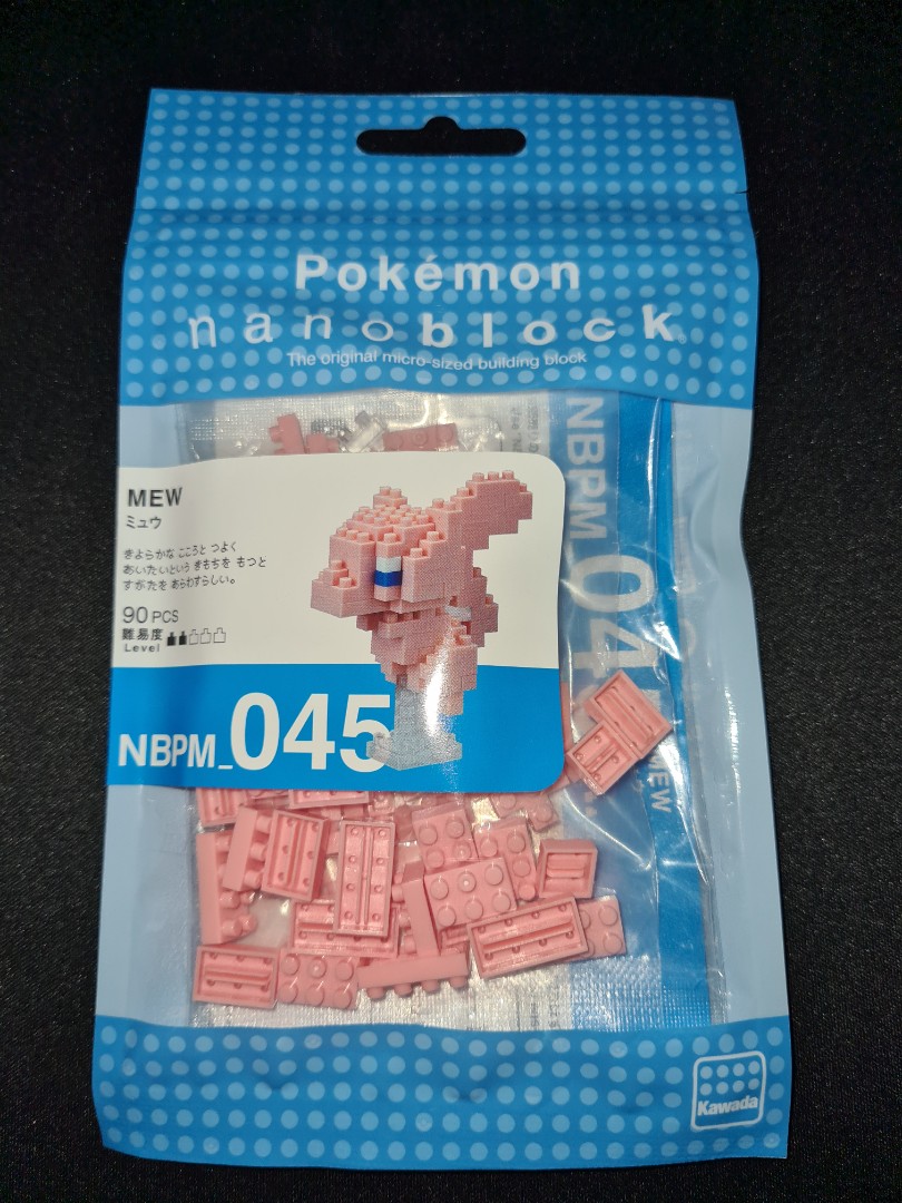 Nanoblock Pokemon Mew Kawada, Hobbies & Toys, Toys & Games on Carousell