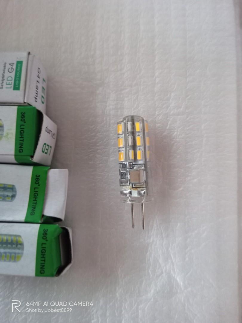 Led G4 220V~ 12V DC/AC 5Qty, Furniture & Home Living, Lighting & Fans ...