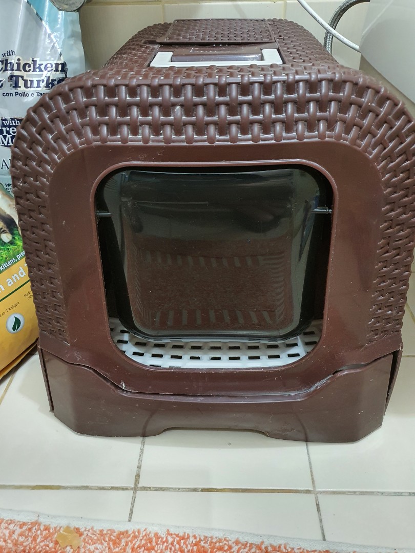 Litter box full close, Pet Supplies, Homes & Other Pet Accessories on ...