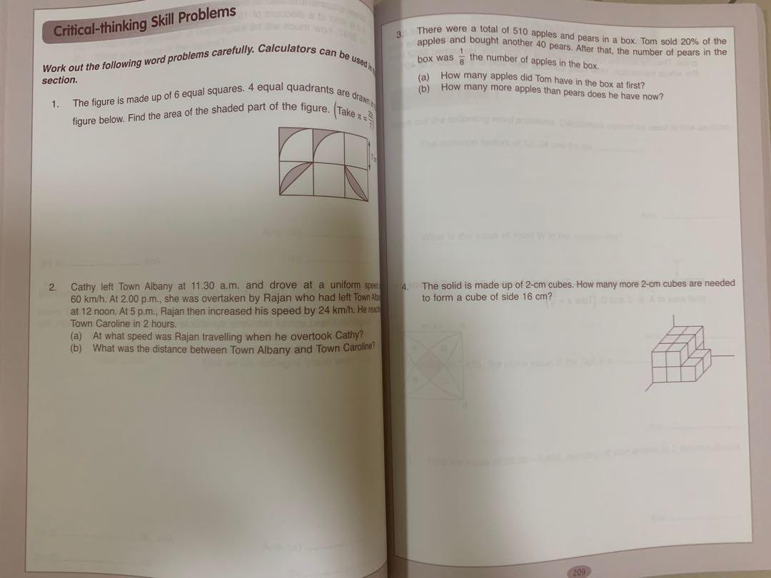New P6 Maths Assessment Book Andrew Er, Books & Stationery, Textbooks ...