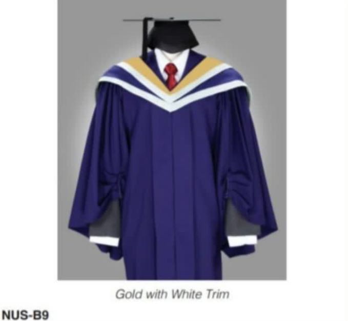 NTU NUS Graduation Gown (Engineering), Women's Fashion, New ...