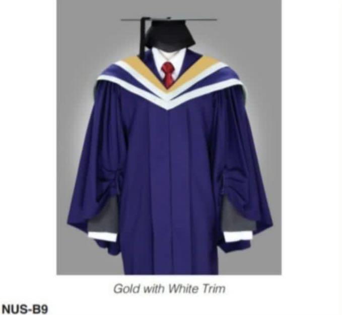 NTU NUS Graduation Gown (Engineering), Women's Fashion, New ...