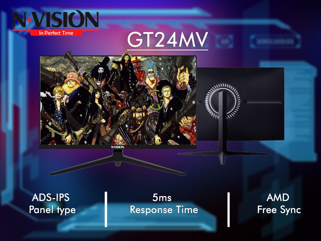 🔥NVISION 24INCH GT24MV IPS 144HZ GAMING MONITOR🔥, Computers & Tech ...