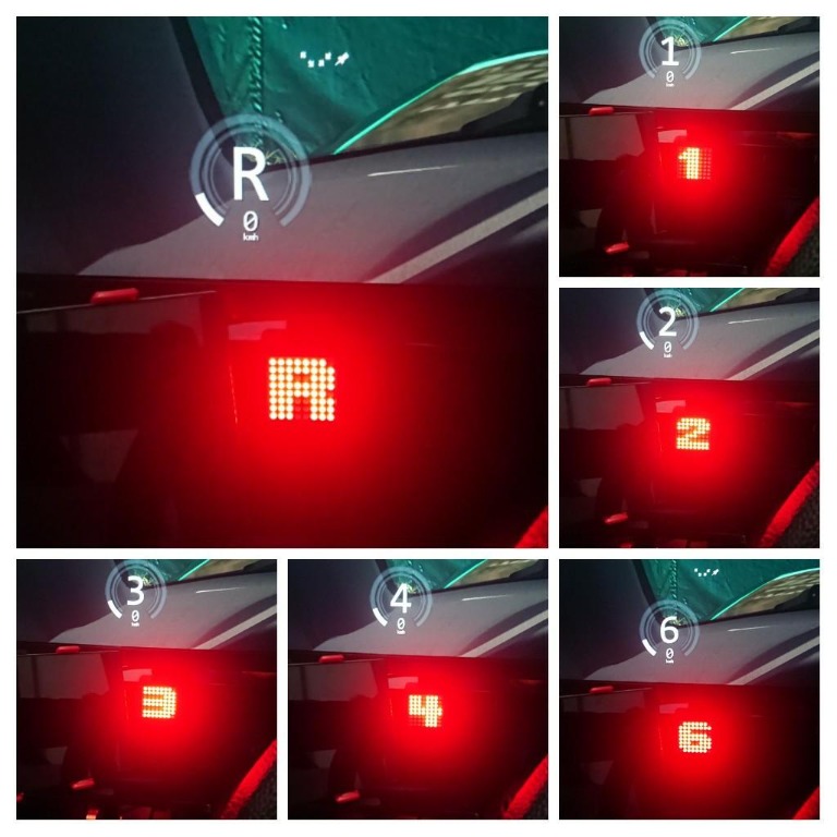 [PC] Sim racing gear indicator display 波段檔位顯示器, 電子遊戲, 遊戲機配件, 互動遊戲Figure ...