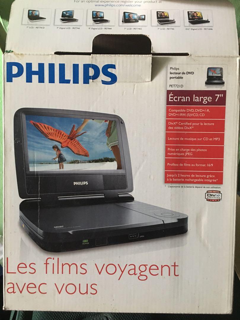 Philips portable VCD DVD player, Audio, Portable Music Players on Carousell