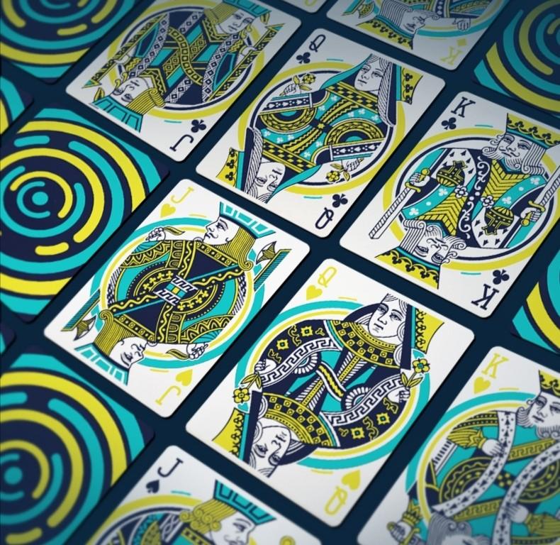 Poker Cards - Bicycle Hypnosis Playing Cards, USPCC, Borderless Back, perfect for Cardistry ...