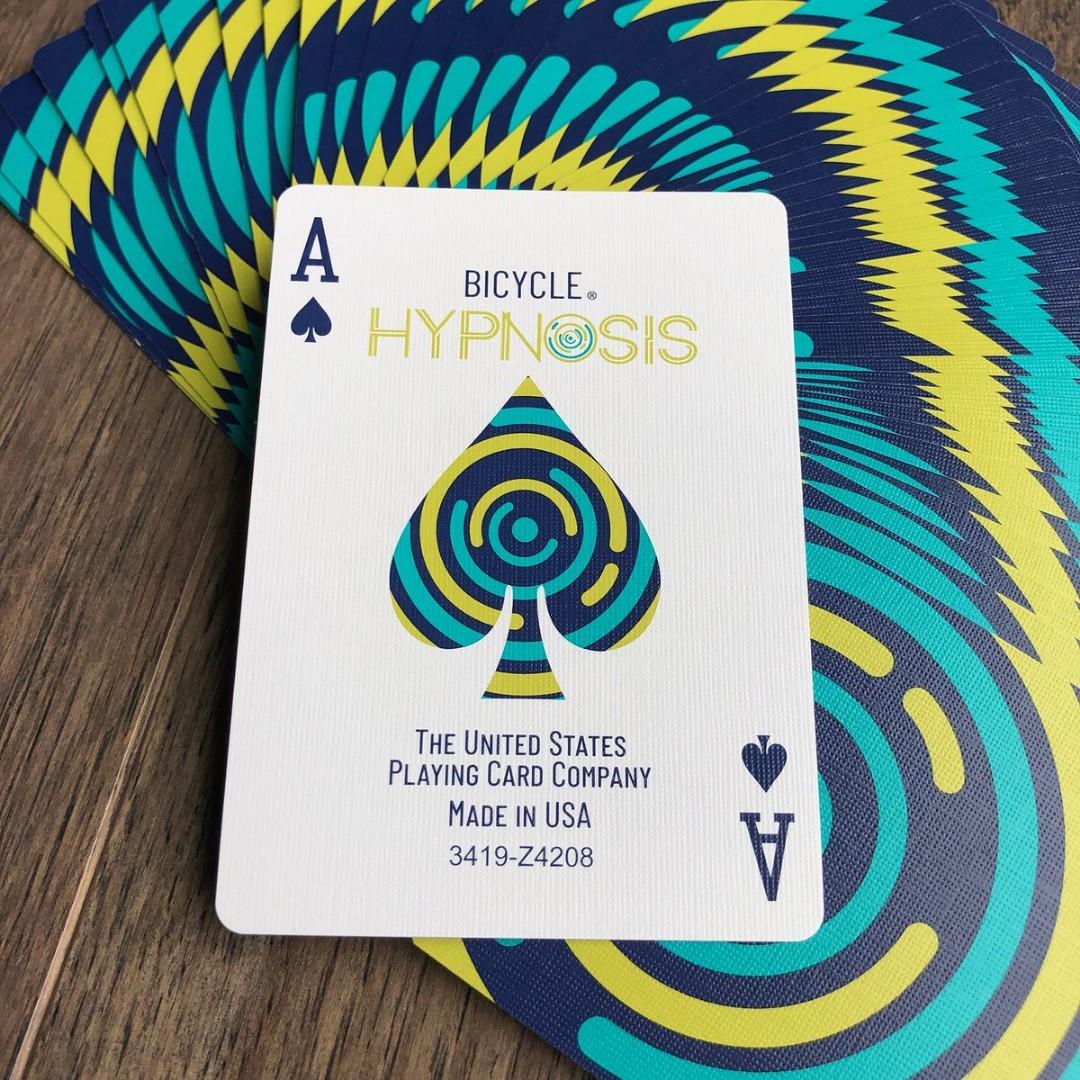 Poker Cards - Bicycle Hypnosis Playing Cards, USPCC, Borderless Back ...