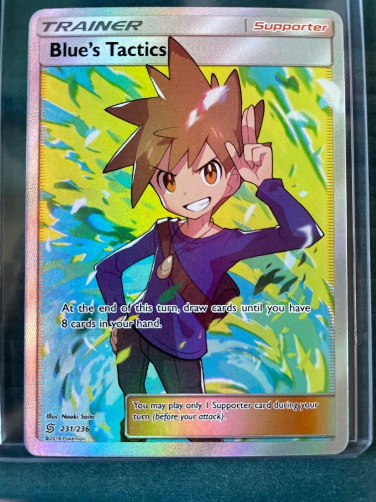 Pokemon TCG Sun & Moon: Unified Minds Blue’s Tactics Full Art Ultra ...