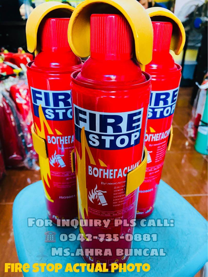 Portable fire stop fire extinguisher, Furniture & Home Living, Cleaning ...
