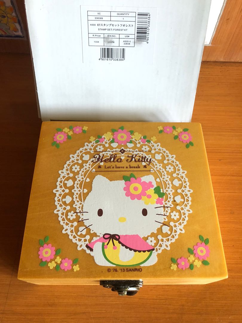 Sanrio Hello Kitty forest Rubber stamp, Hobbies & Toys, Memorabilia ...
