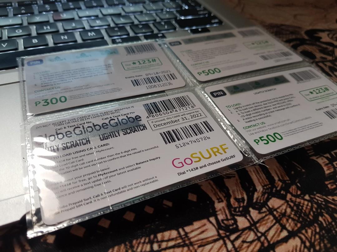 Smart & Globe Prepaid Load Card, Mobile Phones & Gadgets, Mobile Phones ...