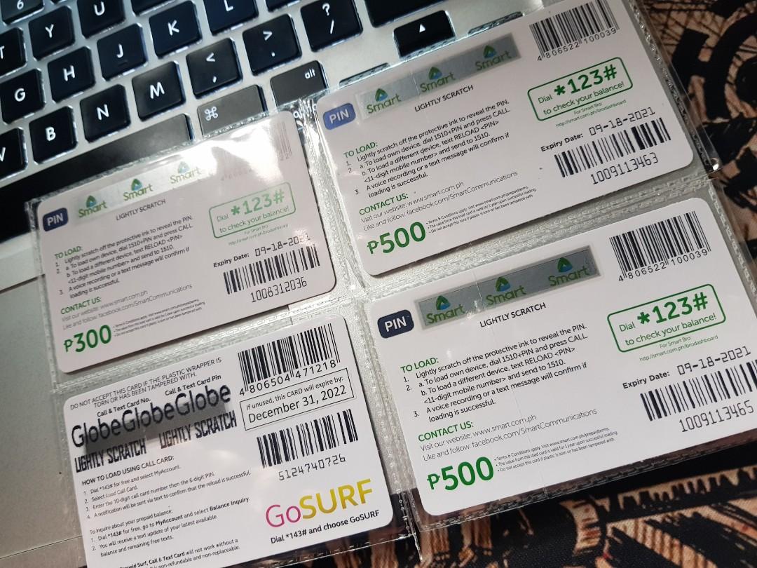 Smart & Globe Prepaid Load Card, Mobile Phones & Gadgets, Mobile Phones ...