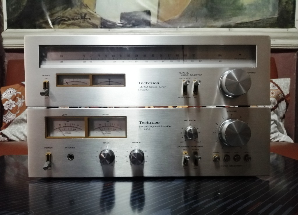 Technics Stereo Integrated Amplifier w/ VU Meters & Tuner (Vintage ...
