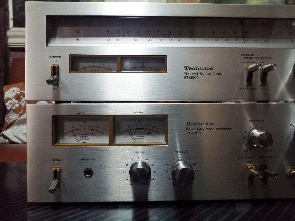 Technics Stereo Integrated Amplifier w/ VU Meters & Tuner (Vintage ...