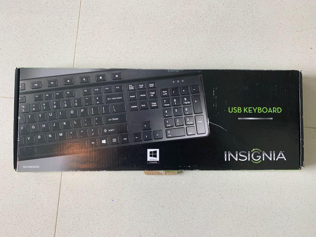 USB Keyboard (Insignia), Computers & Tech, Parts & Accessories ...