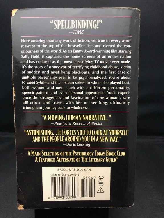USED Sybil Multiple Personality Disorder Psychology by Flora Rheta ...