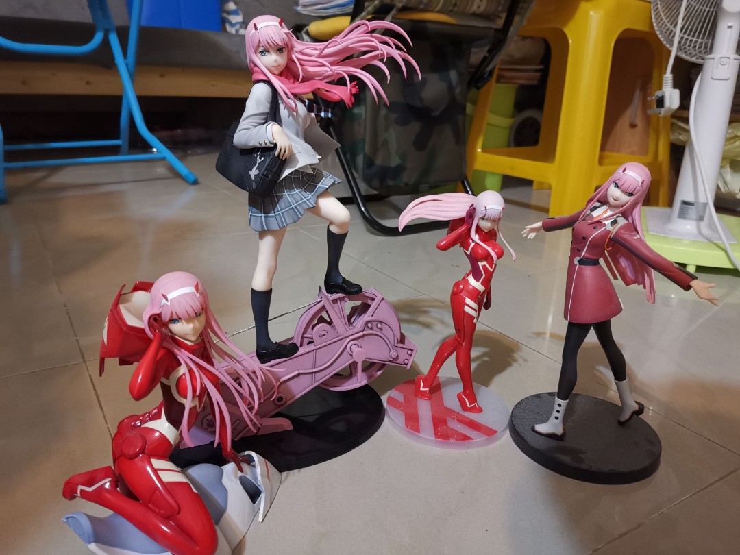 02 零二 Darling in the Franxx 模型 figure, 興趣及遊戲, 玩具 & 遊戲類 - Carousell