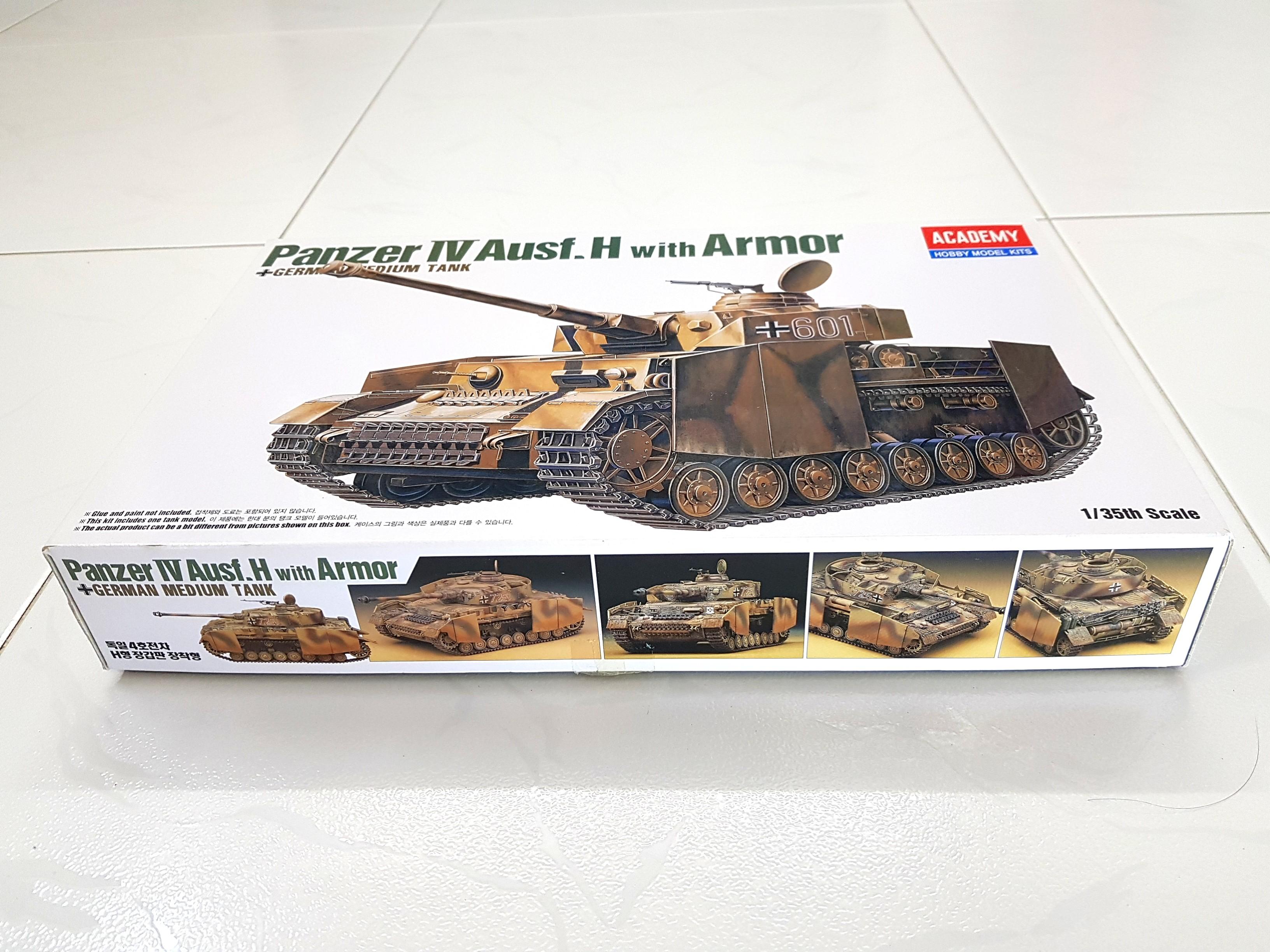 1/35 #13233 Academy German Medium Tank Panzer IV Ausf H with side Armor ...