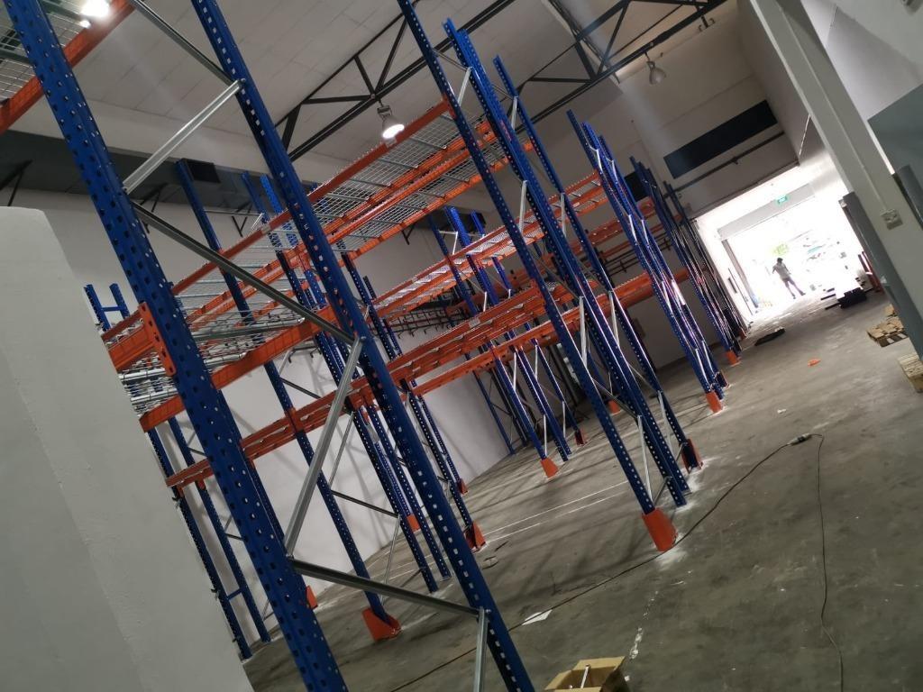 2nd hand heavy duty industry racks, mezzanine, platform, Furniture ...