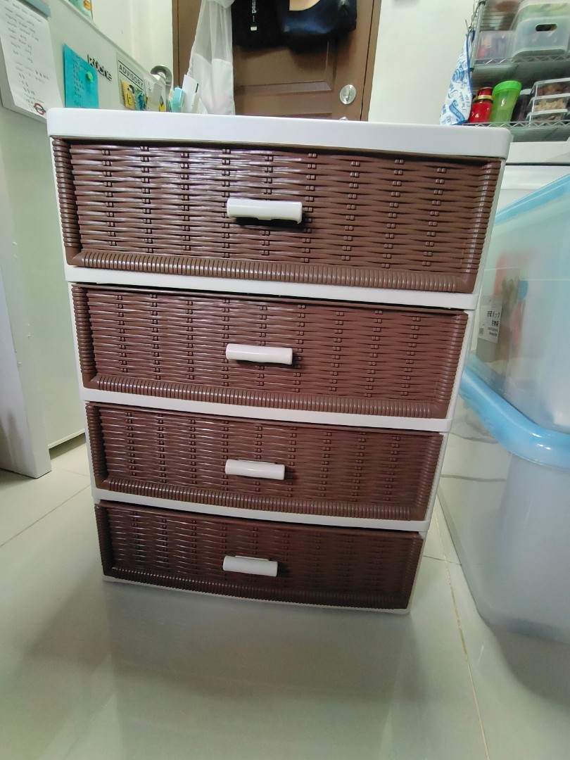 4-tier drawer, Furniture & Home Living, Furniture, Shelves, Cabinets ...