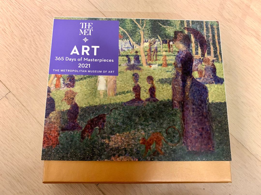 大都會博物館日曆 2021 T HE MET calendar, 興趣及遊戲, 手作＆自家設計, 文具 - Carousell