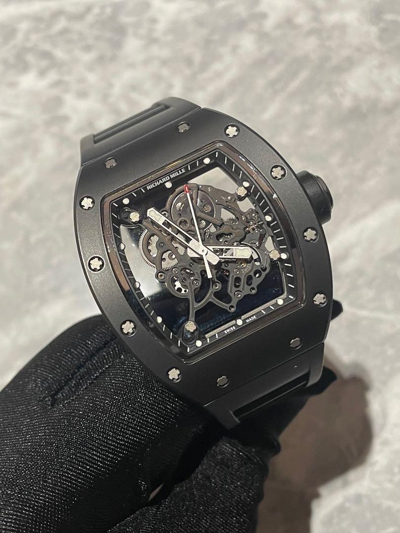 理查德•米勒 Richard Mille Bubba Watson RM055 Black Edition, 名牌, 手錶 - Carousell