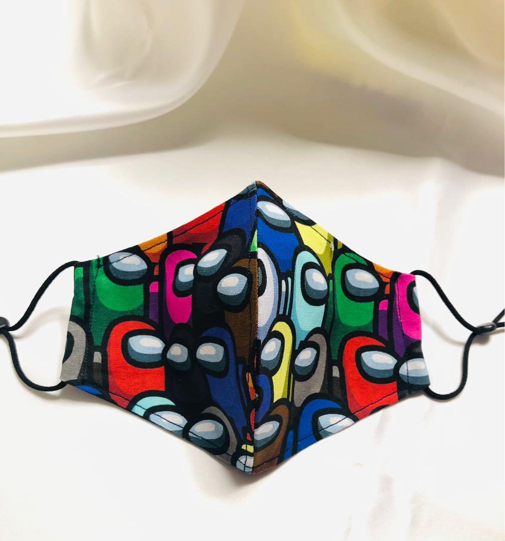 Among us mask, Health & Nutrition, Face Masks & Face Shields on Carousell