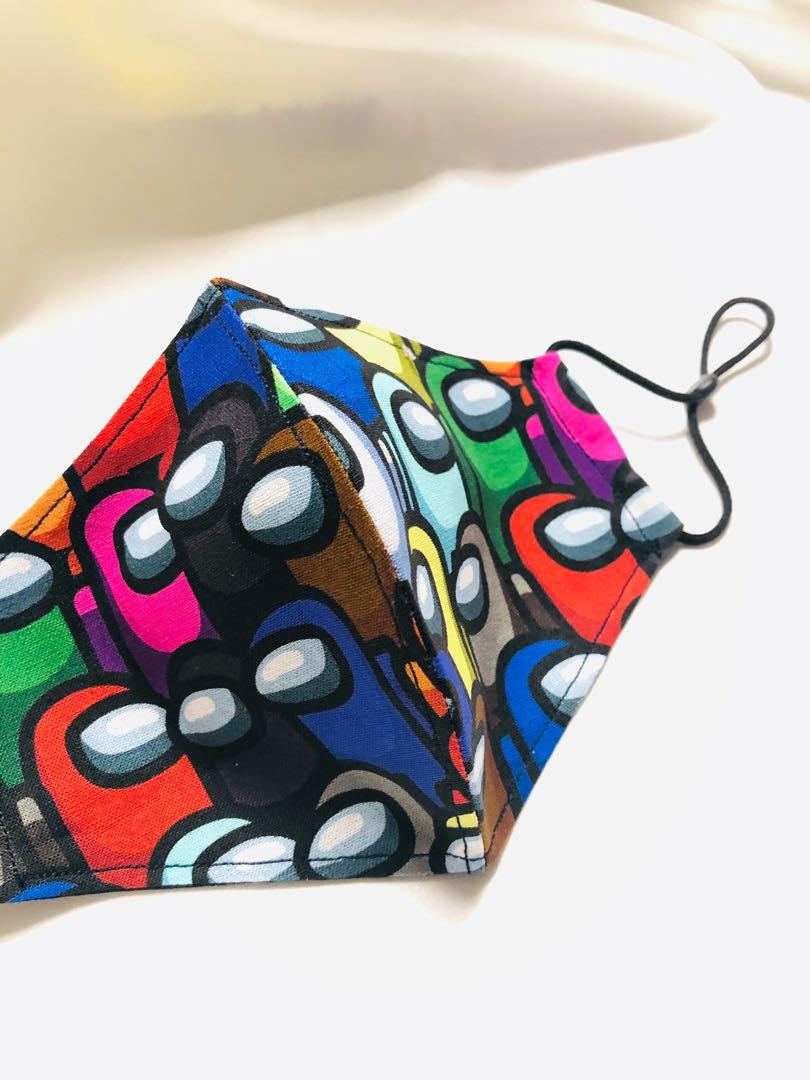 Among us mask, Health & Nutrition, Face Masks & Face Shields on Carousell