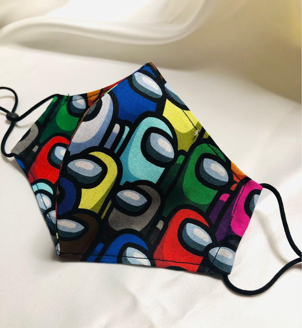 Among us mask, Health & Nutrition, Face Masks & Face Shields on Carousell