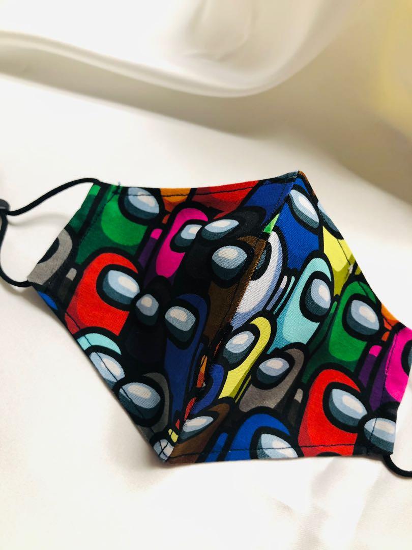 Among us mask, Health & Nutrition, Face Masks & Face Shields on Carousell