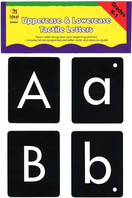BNIP: Tactile Tracing Letters Kit - Sandpaper ABC Alphabet (Lowercase ...