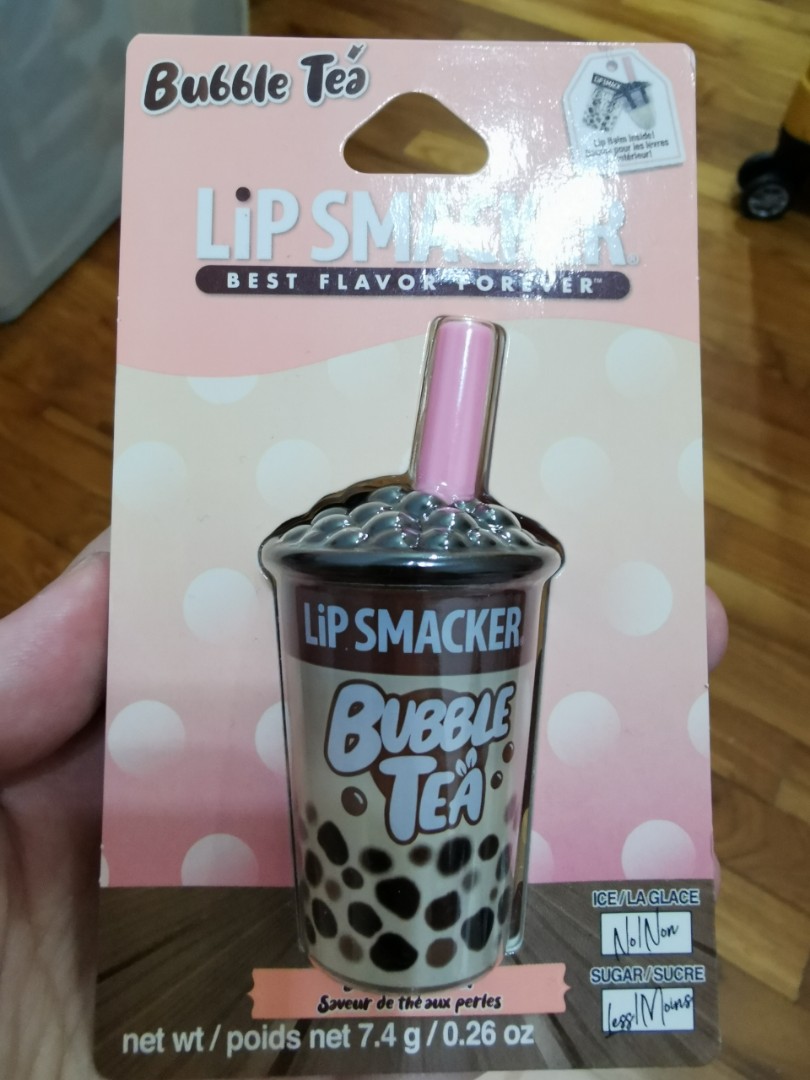 Bubble Tea lip smacker, Beauty & Personal Care, Face, Makeup on Carousell
