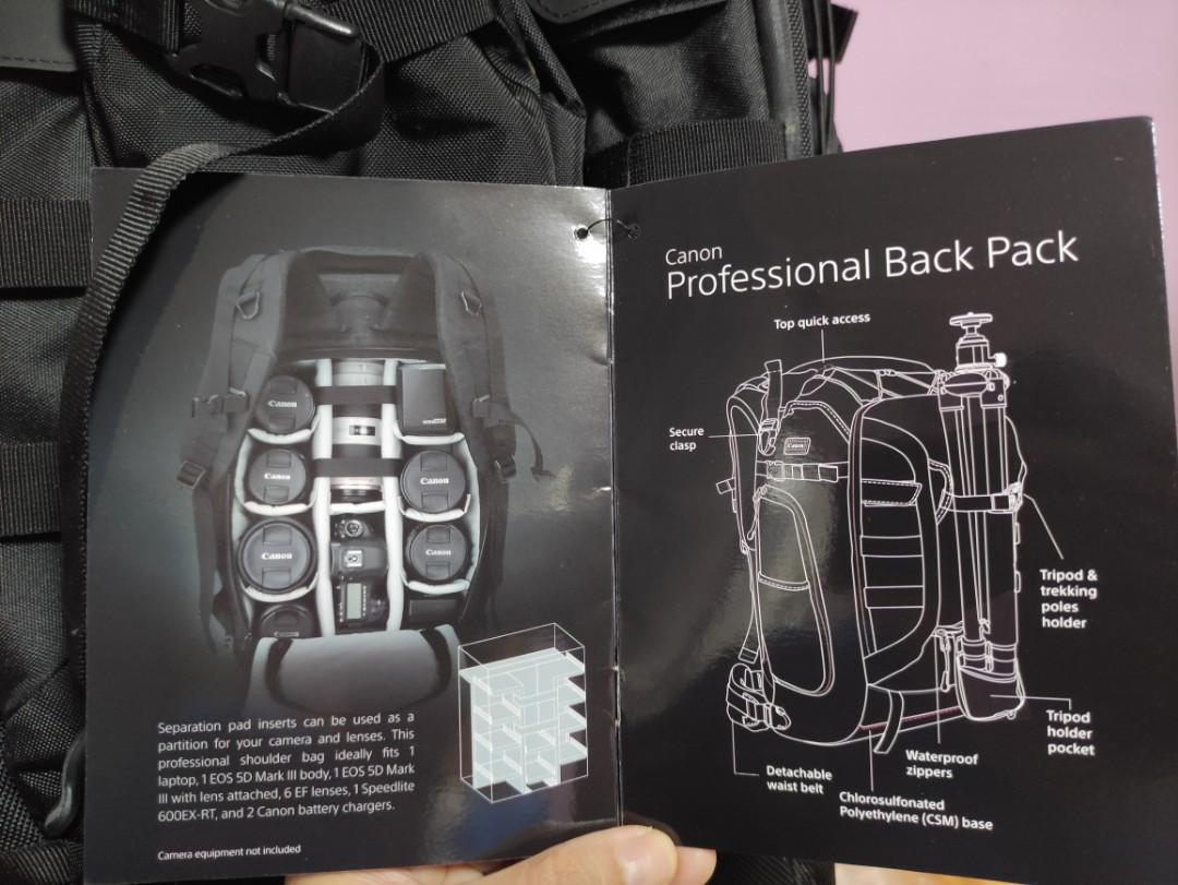 Canon Redline professional Backpack, Photography, Cameras on Carousell